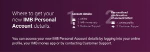 IMB Personal Account - IMB